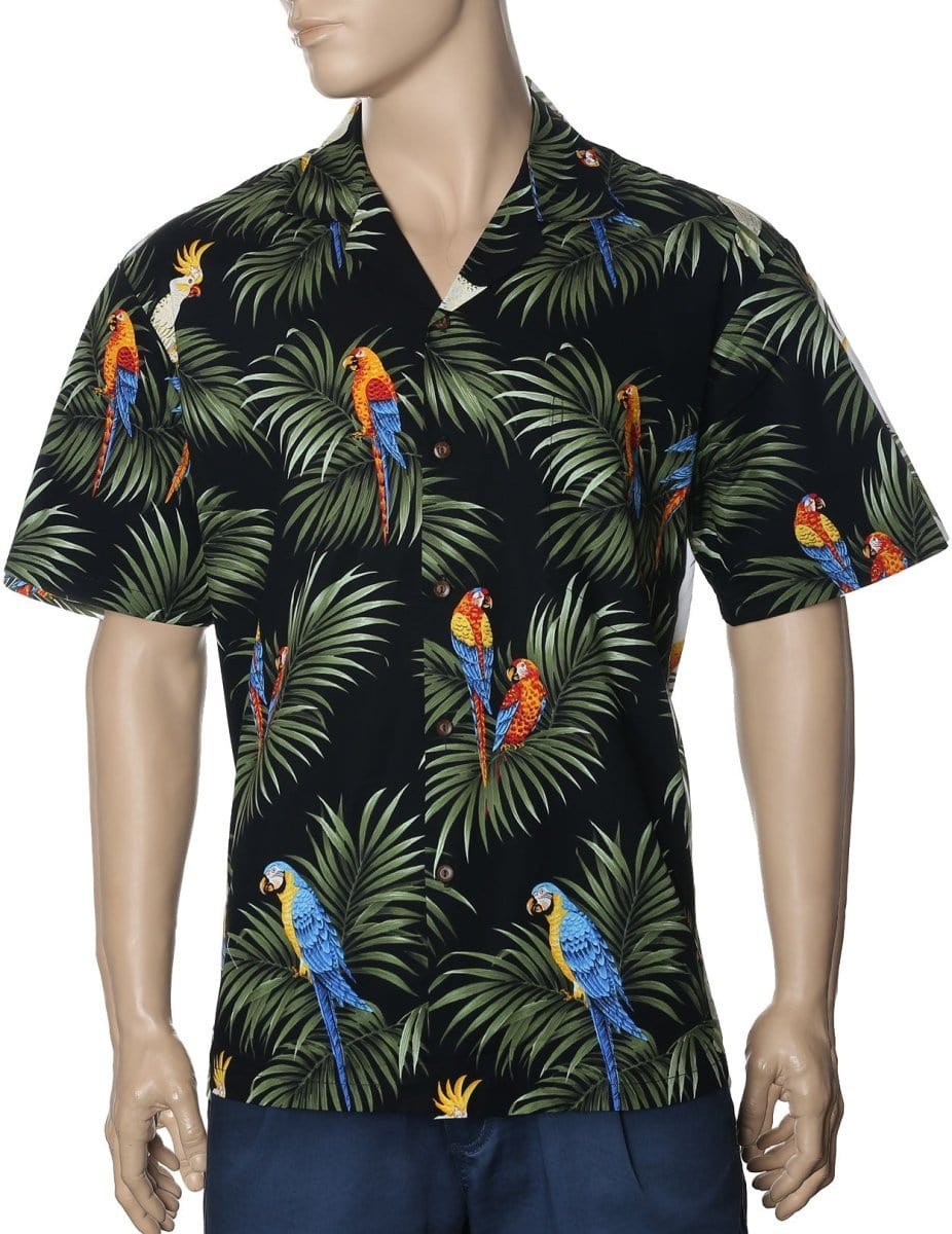 Parrots Curacao Aloha Shirt – Shaka Time Hawaii