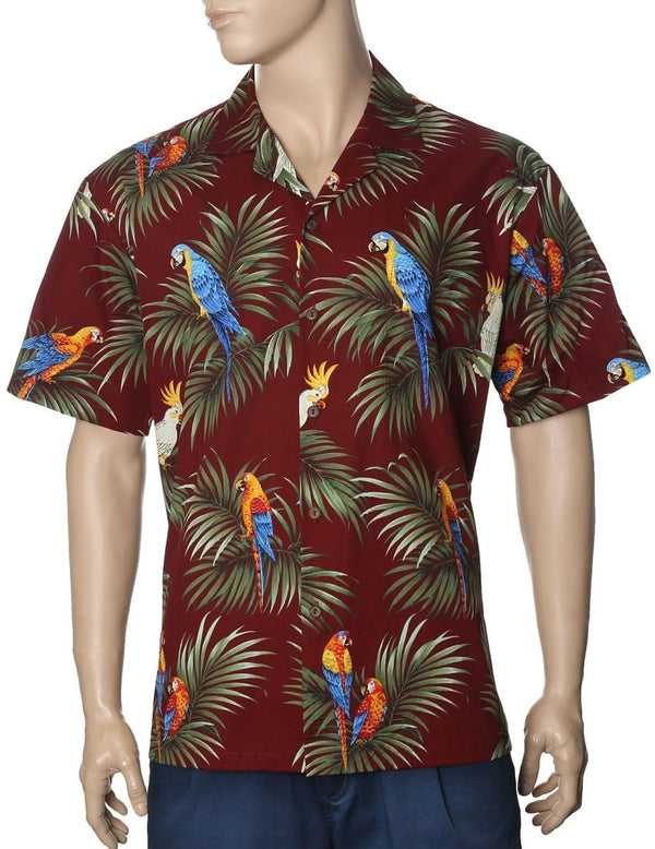 Parrots Curacao Aloha Shirt – Shaka Time Hawaii