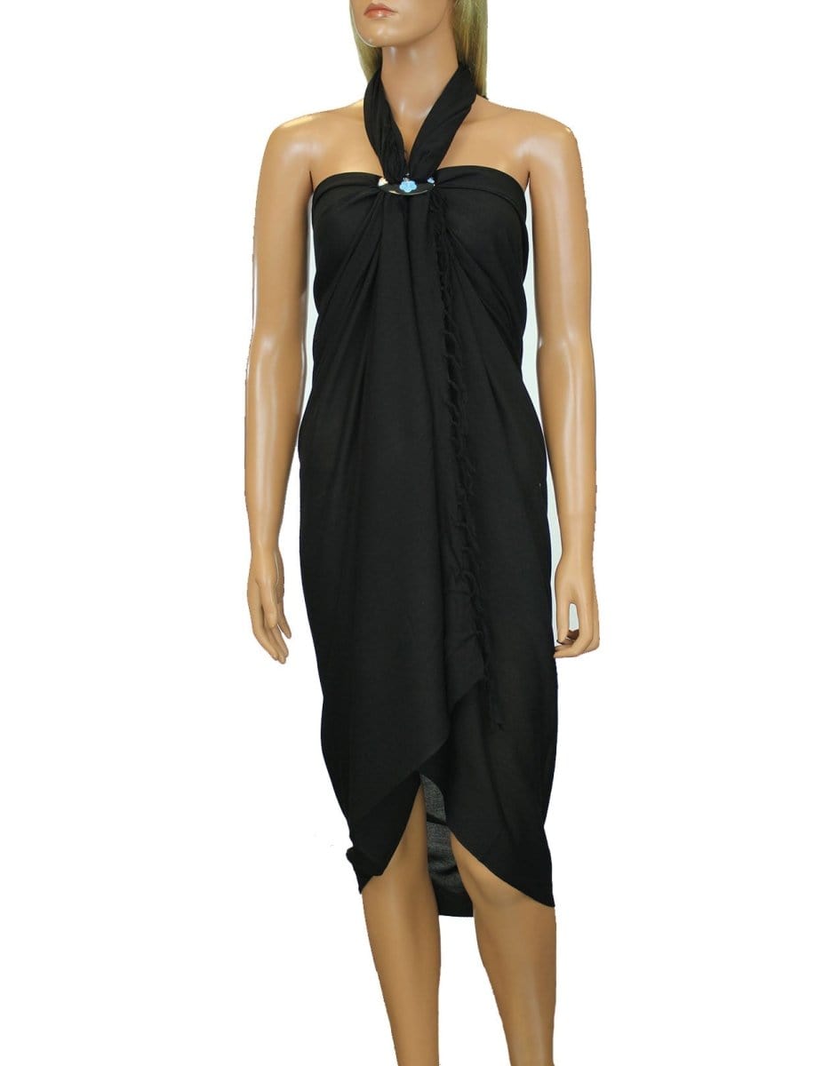 Sarong Pareo Cover up in Solid Colors – Shaka Time Hawaii